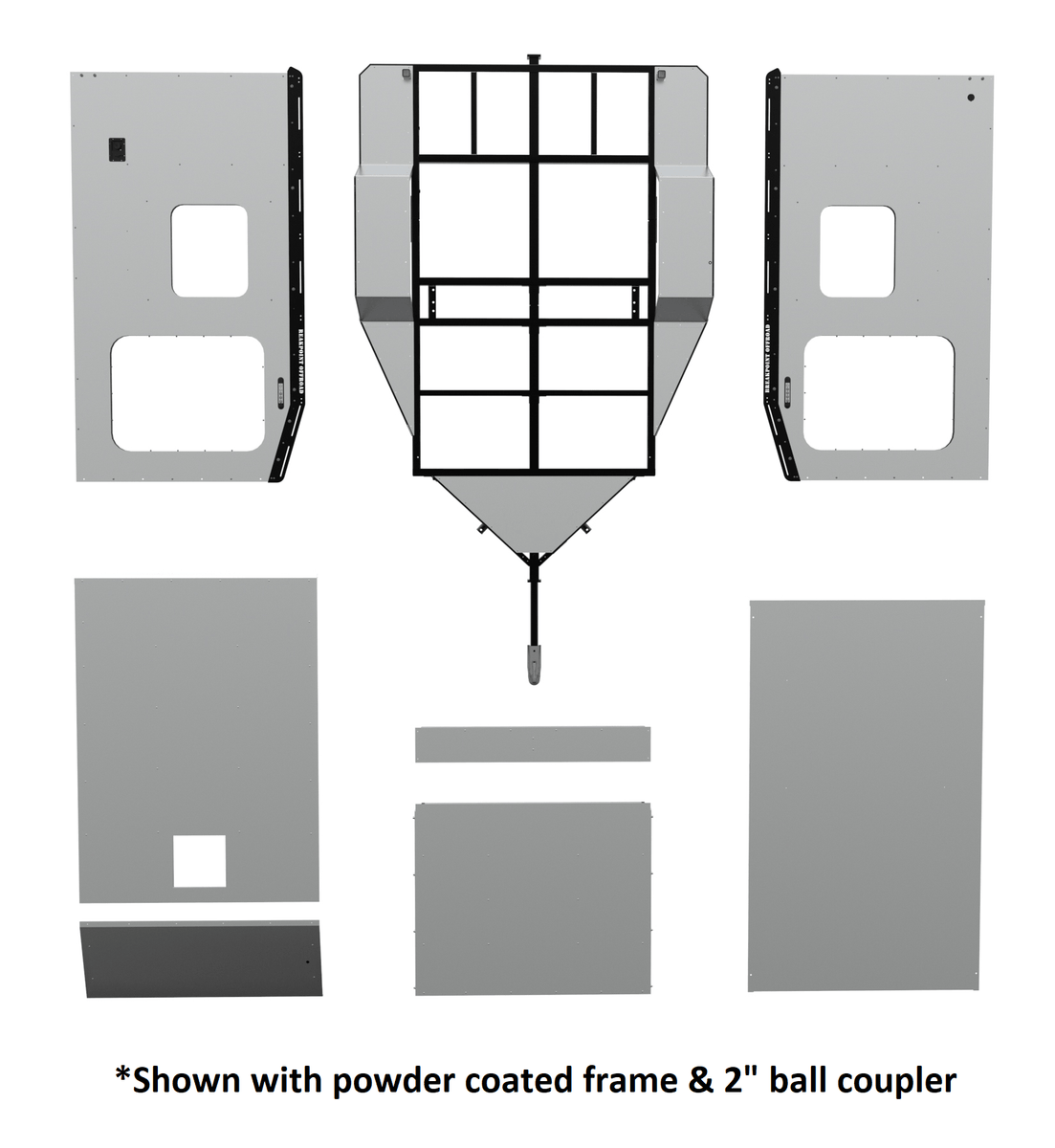 Bolt Together Offroad Overland Trailer Build Kit- Unpainted ...