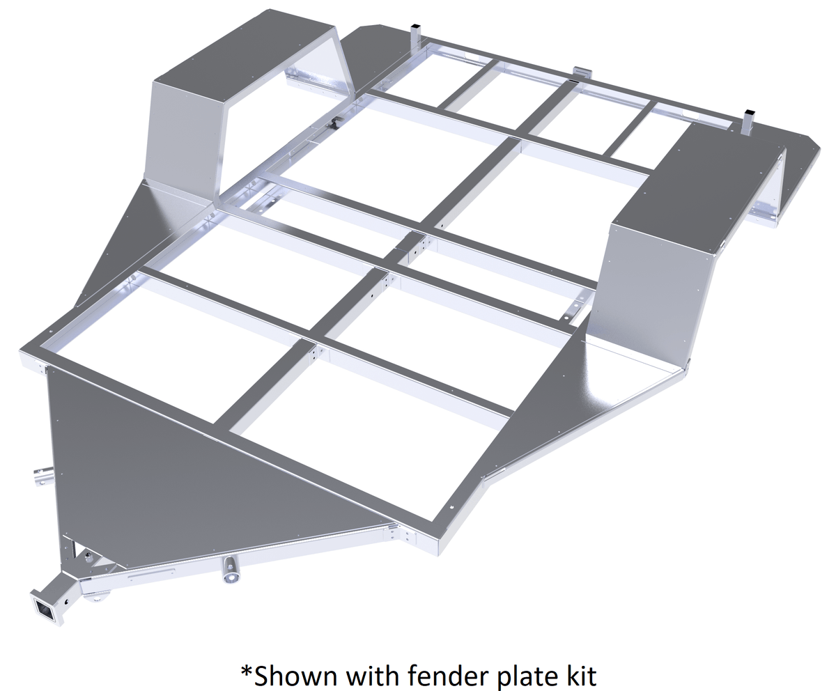 Off-road Overland Trailer Frame Bare Steel-Bolt Together – BREAKPOINT ...